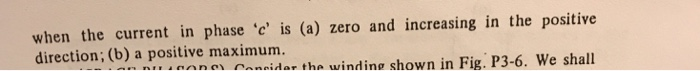 Solved with the 3-5 Assume a 3-pbase winding of the type | Chegg.com
