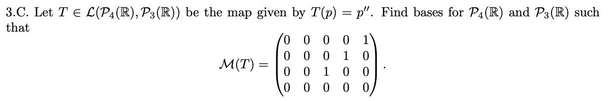Solved This is Advanced Linear Algebra question. The | Chegg.com