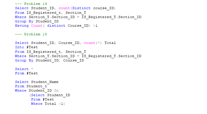 Solved Explain the business meaning of the following codes | Chegg.com