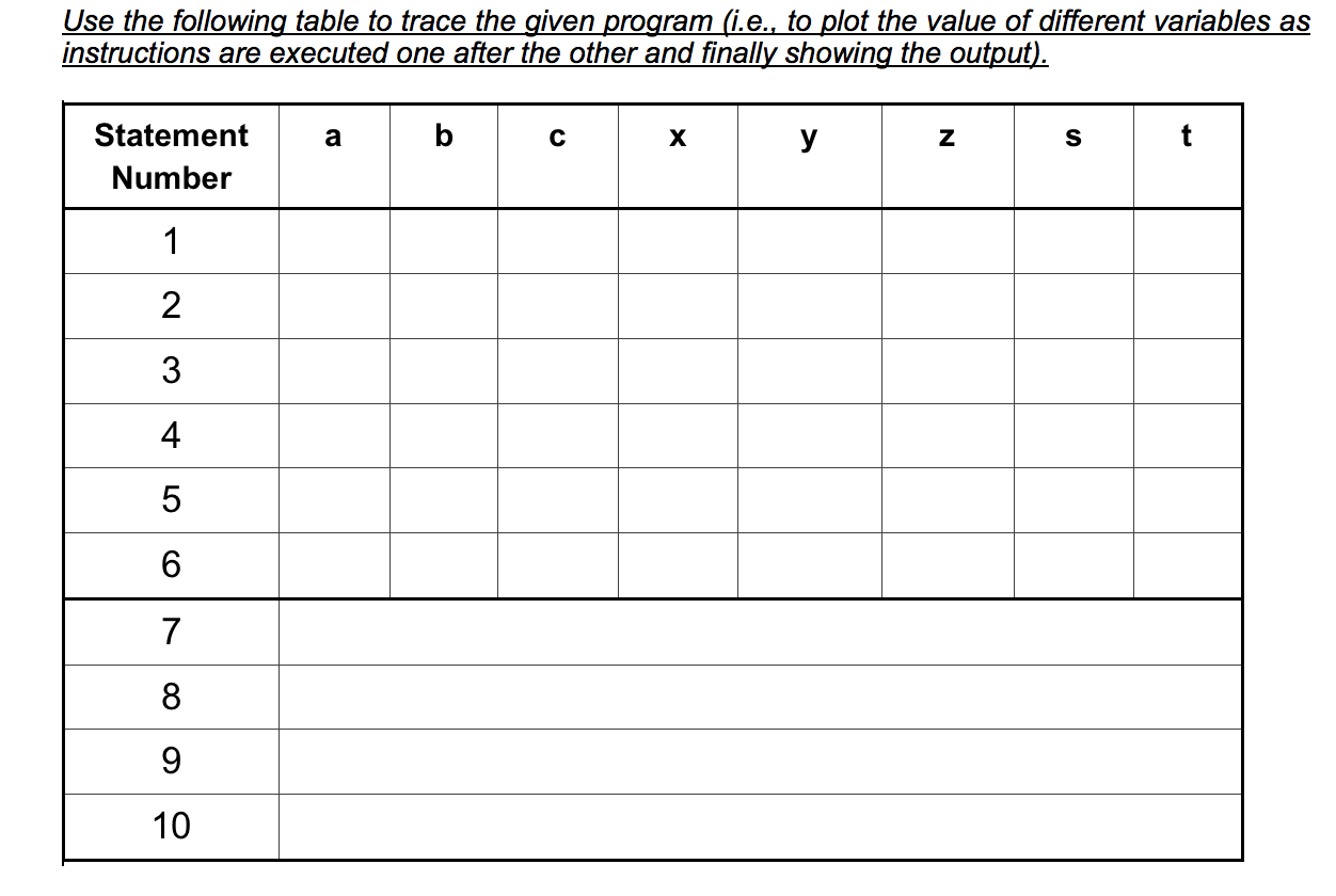 Solved Question 3 (10points) Trace the following C++ | Chegg.com