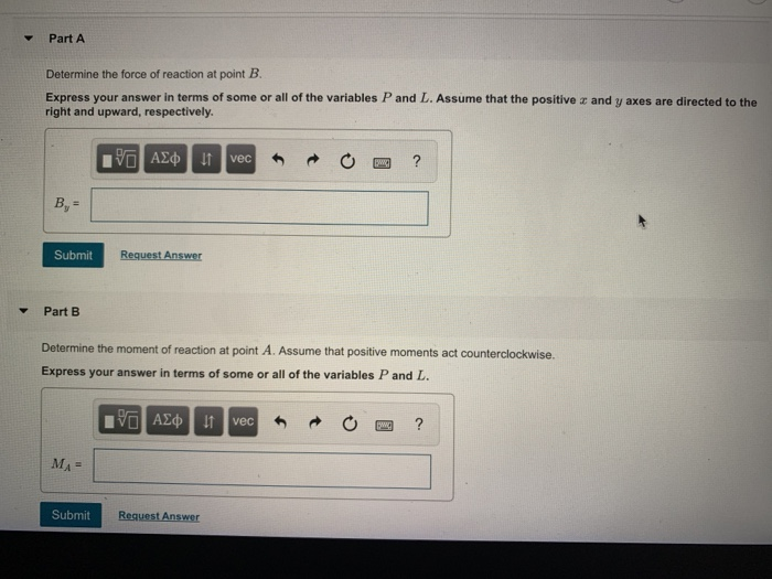 Solved Problem 5.18 Determine the components of reaction at | Chegg.com