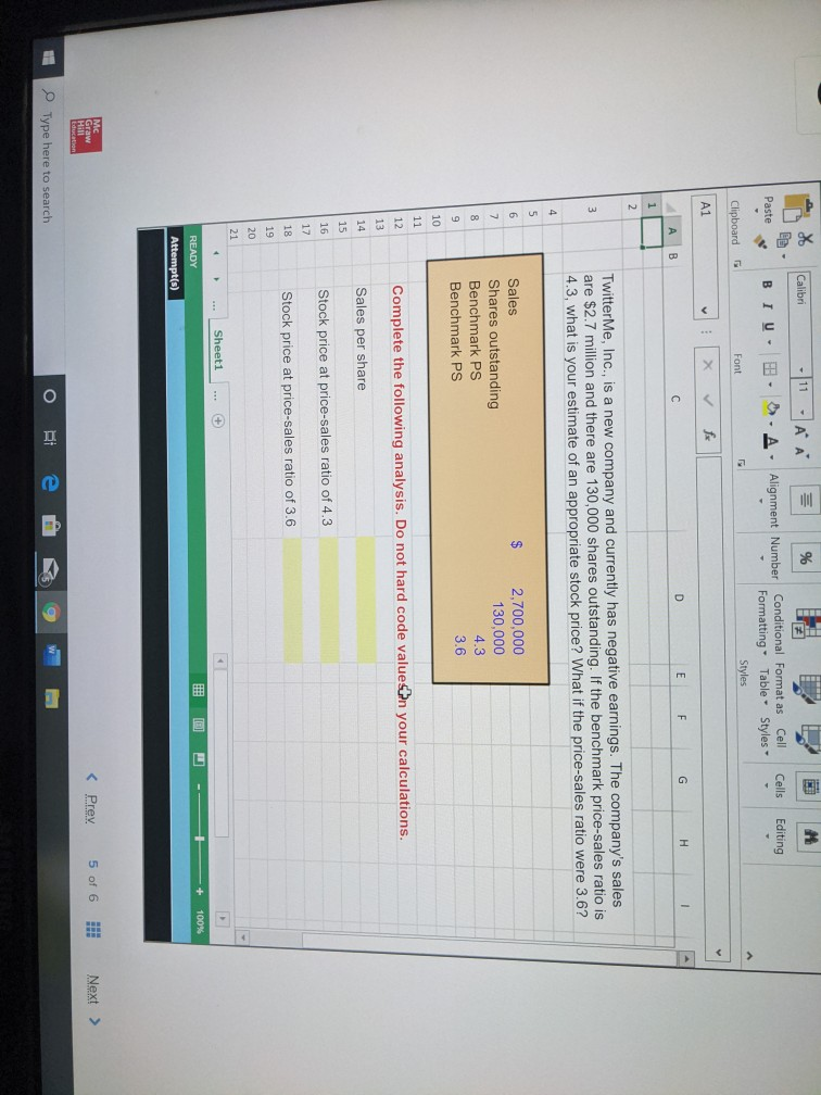 Solved Calibri Cells Editing - 11 AA B. -A = Alignment | Chegg.com