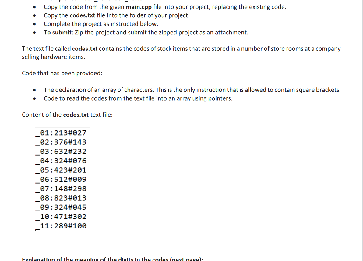 Copy the code from the given main.cpp file into your | Chegg.com