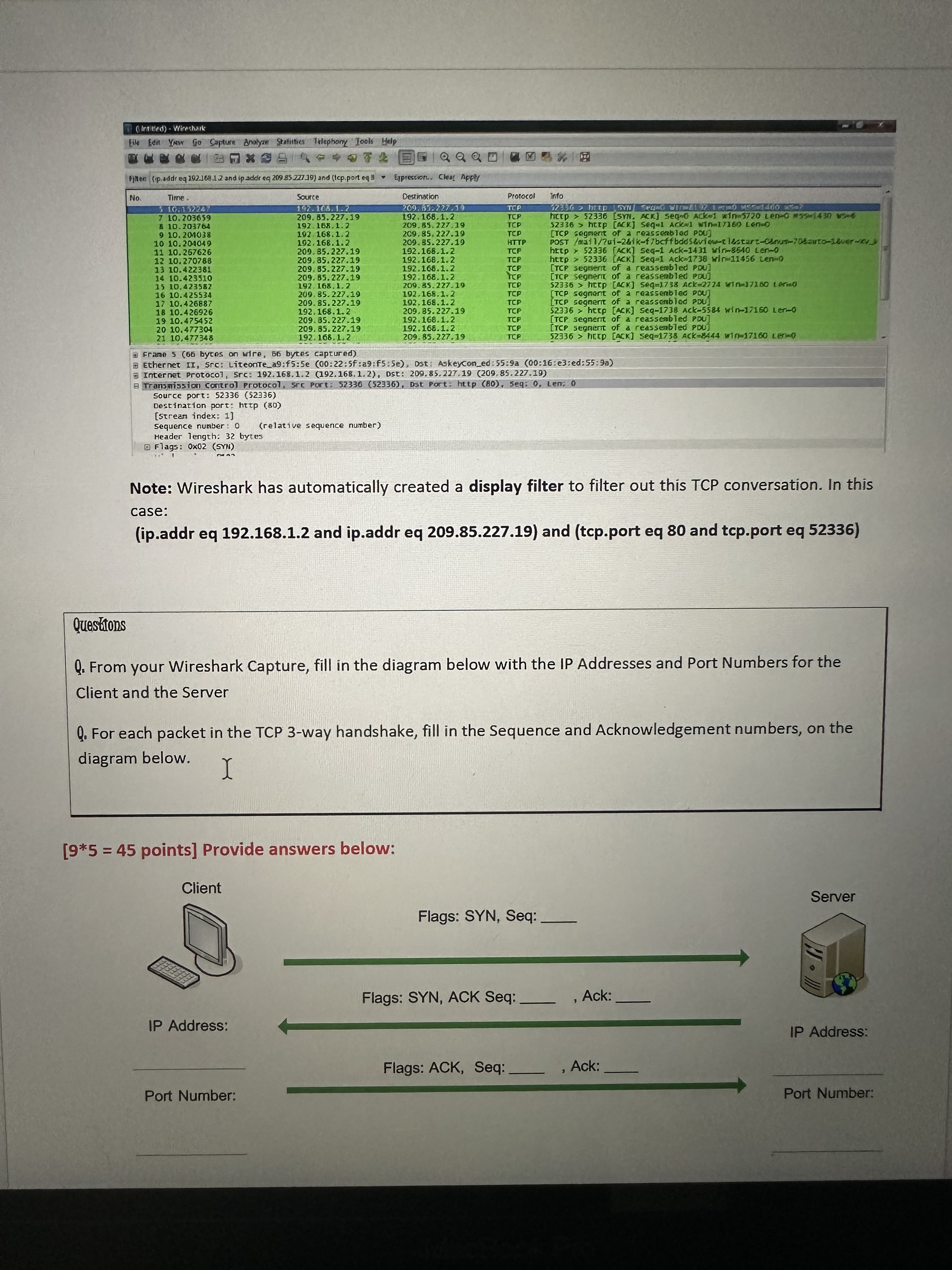 Solved Packet Capture (Packet Sniffing) A packet sniffer is | Chegg.com