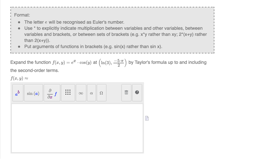 Solved . . Format: The letter e will be recognised as | Chegg.com