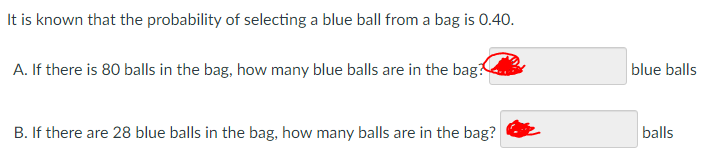Solved It is known that the probability of selecting a blue | Chegg.com