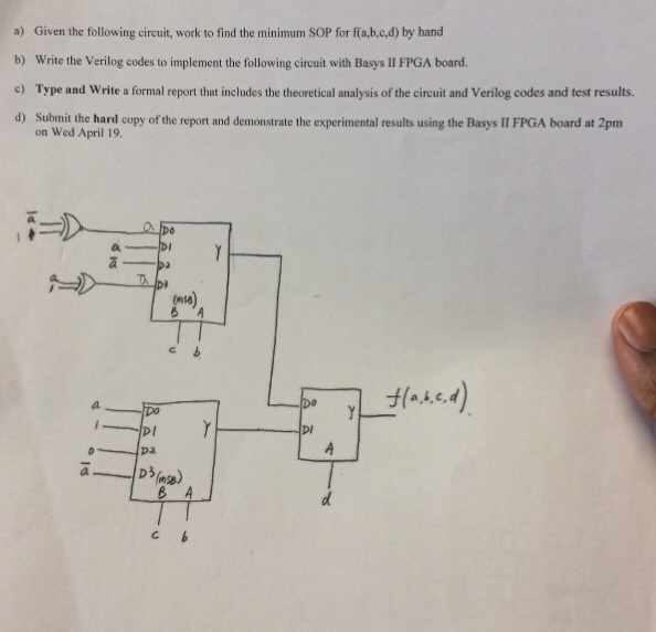 Solved a) Given the following circuit, work to find the | Chegg.com