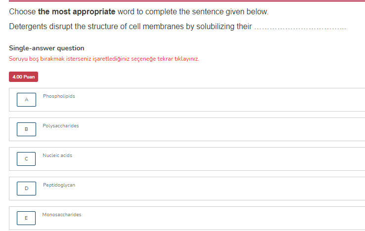 Solved Choose the most appropriate word to complete the | Chegg.com