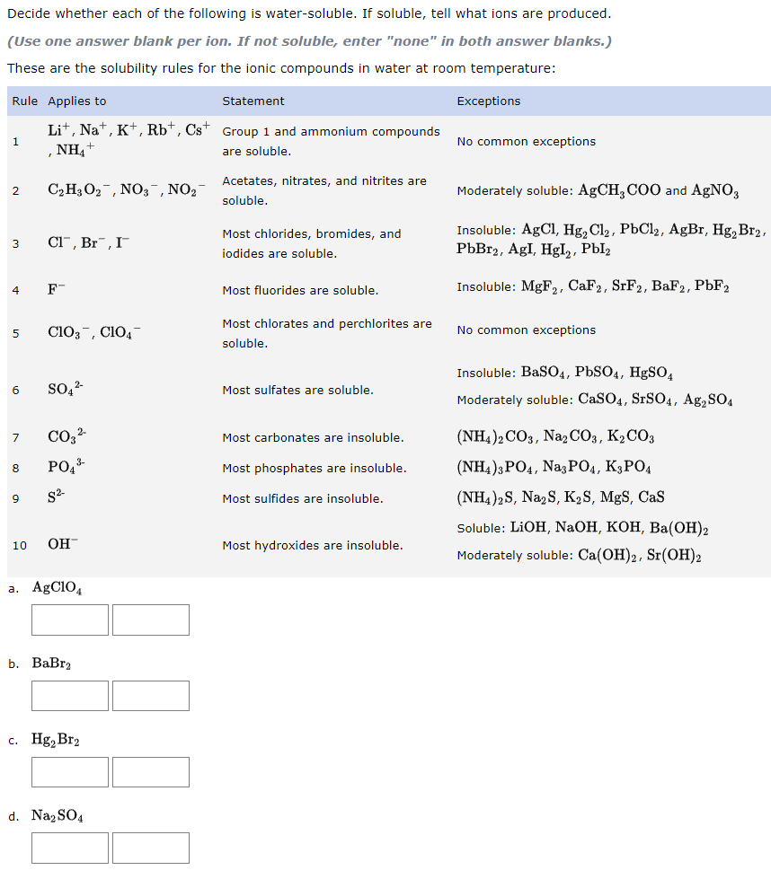 Solved Decide whether each of the following is | Chegg.com