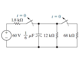 Solved In the circuit shown in (Figure 1), both switches | Chegg.com