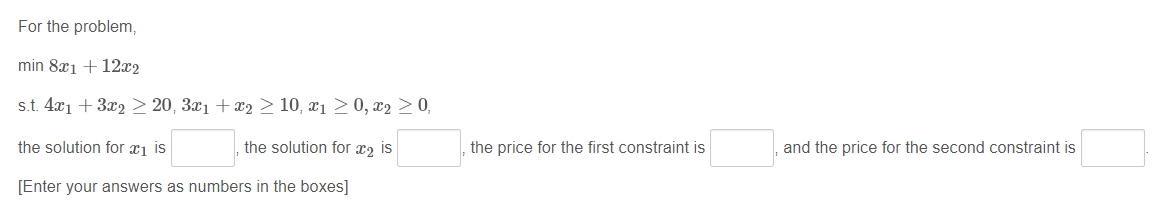 Solved Find the solutions for the linear programming problem | Chegg.com