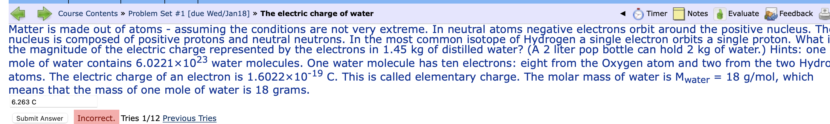 Solved Course Contents » Problem Set \# 1 [due Wed/Jan18] » | Chegg.com