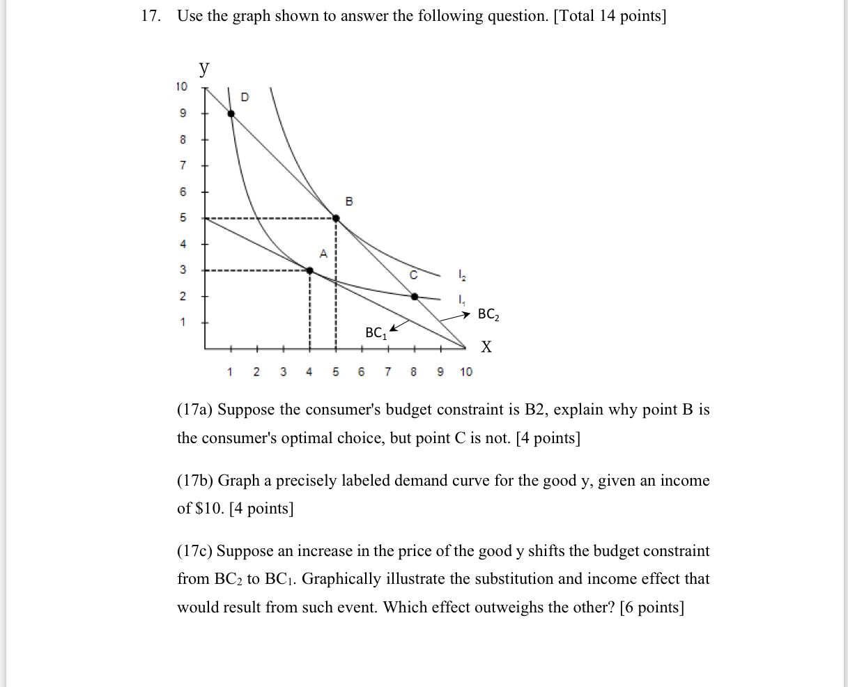 Solved 7. Use the graph shown to answer the following | Chegg.com