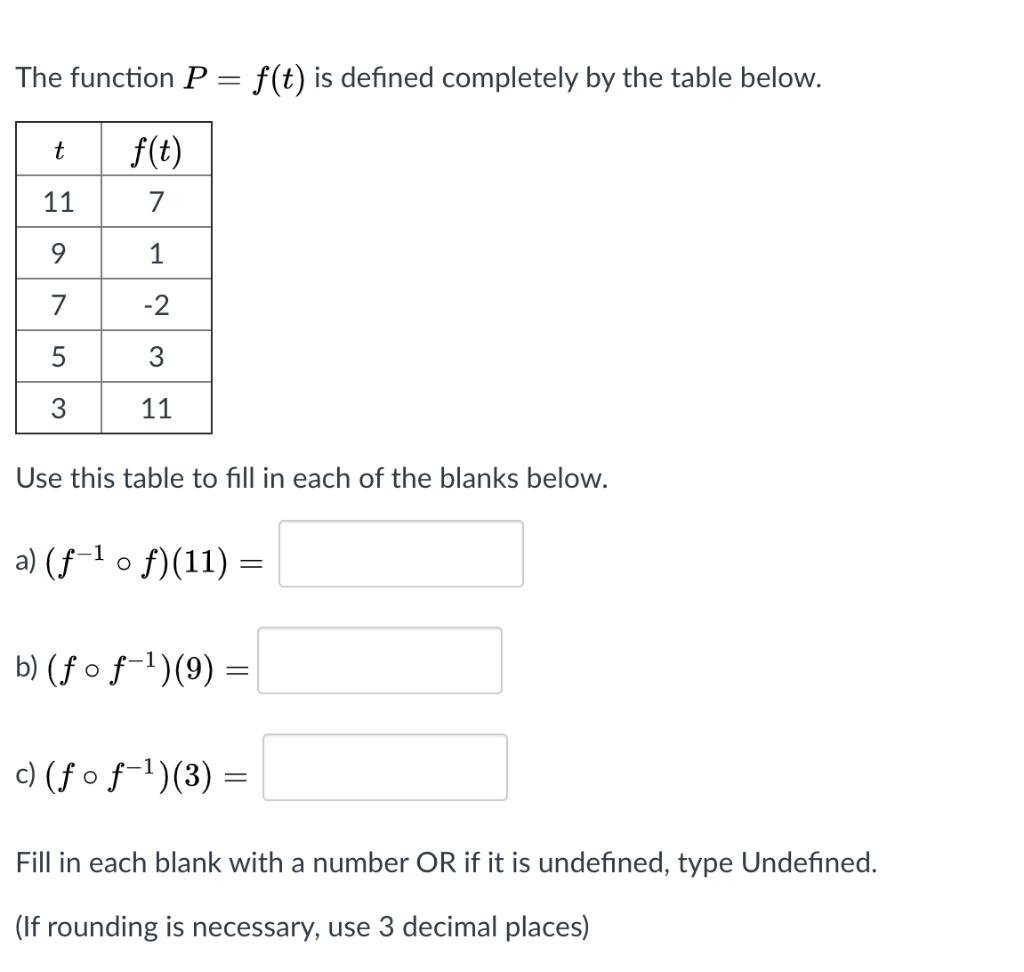 Solved The function P = f(t) is defined completely by the | Chegg.com