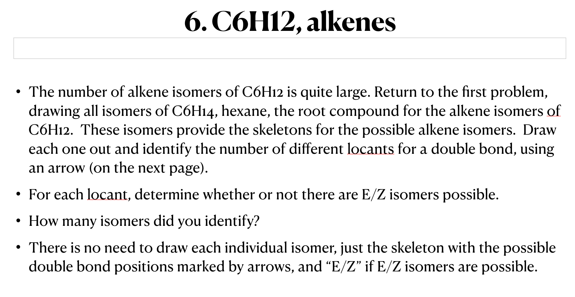 C6h12 Cyclobutane Isomers