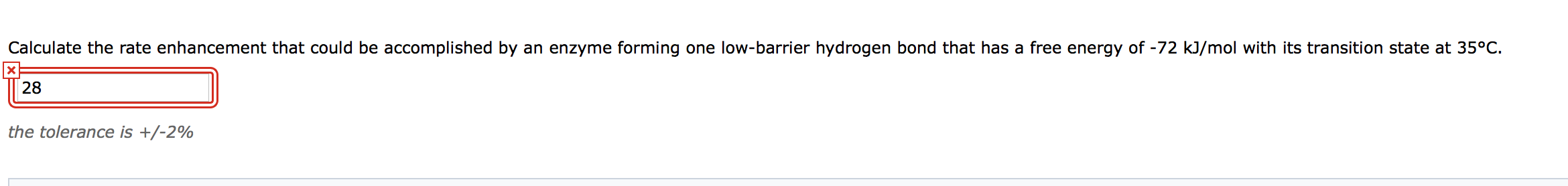 Solved Calculate the rate enhancement that could be | Chegg.com
