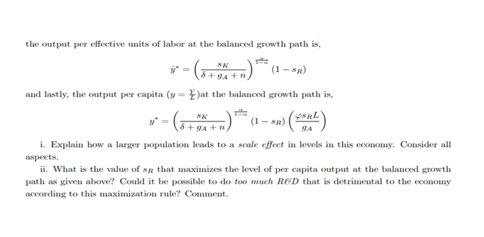 Solved 16. [The Romer model]-time permitting Consider a | Chegg.com