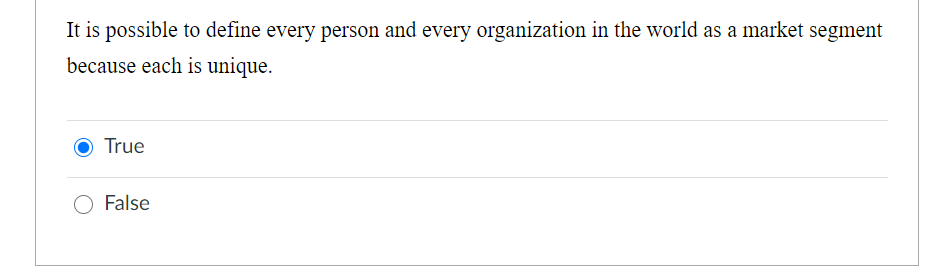 Solved It is possible to define every person and every | Chegg.com