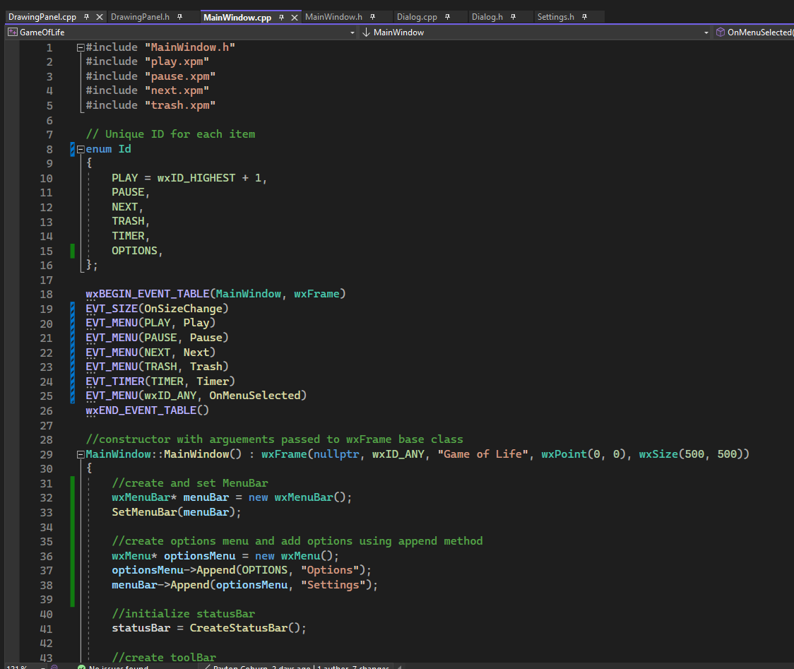 Solved My objective is to add a menu bar to the application | Chegg.com