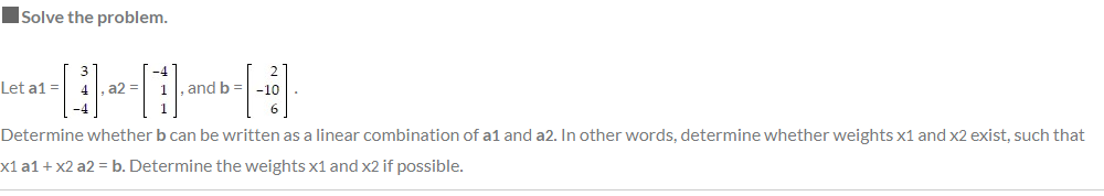 Solved Question Incomplete Question Complete The augmented | Chegg.com