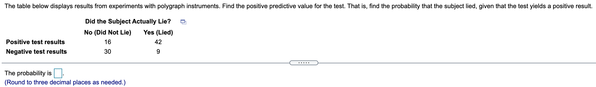 Solved The table below displays results from experiments | Chegg.com