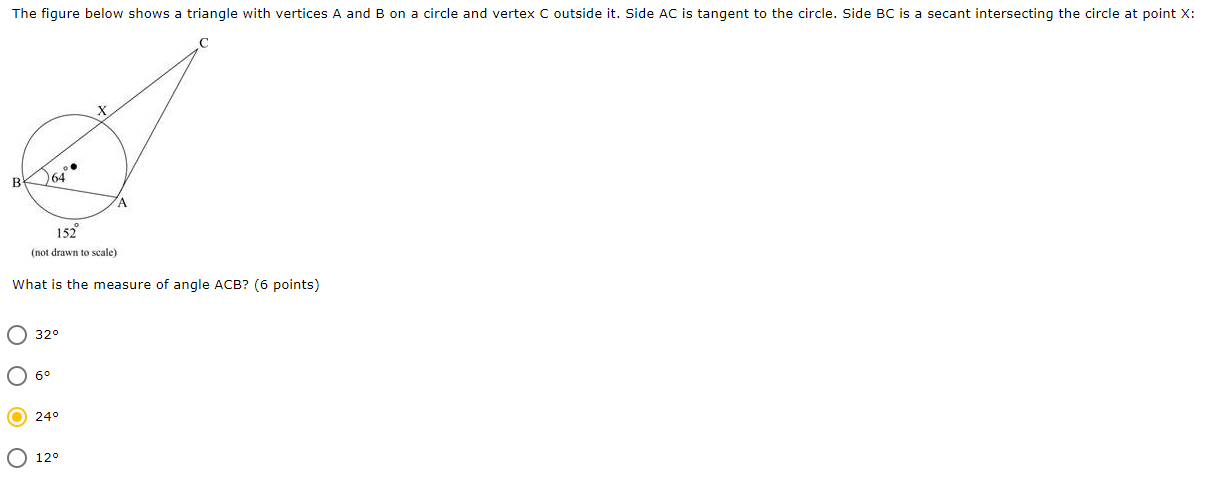 Solved The figure below shows a triangle with vertices A and | Chegg.com