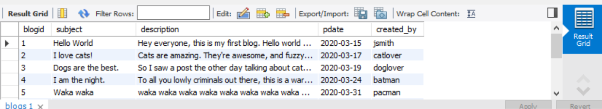 Solved MySQL question: If I have this table: How do I | Chegg.com