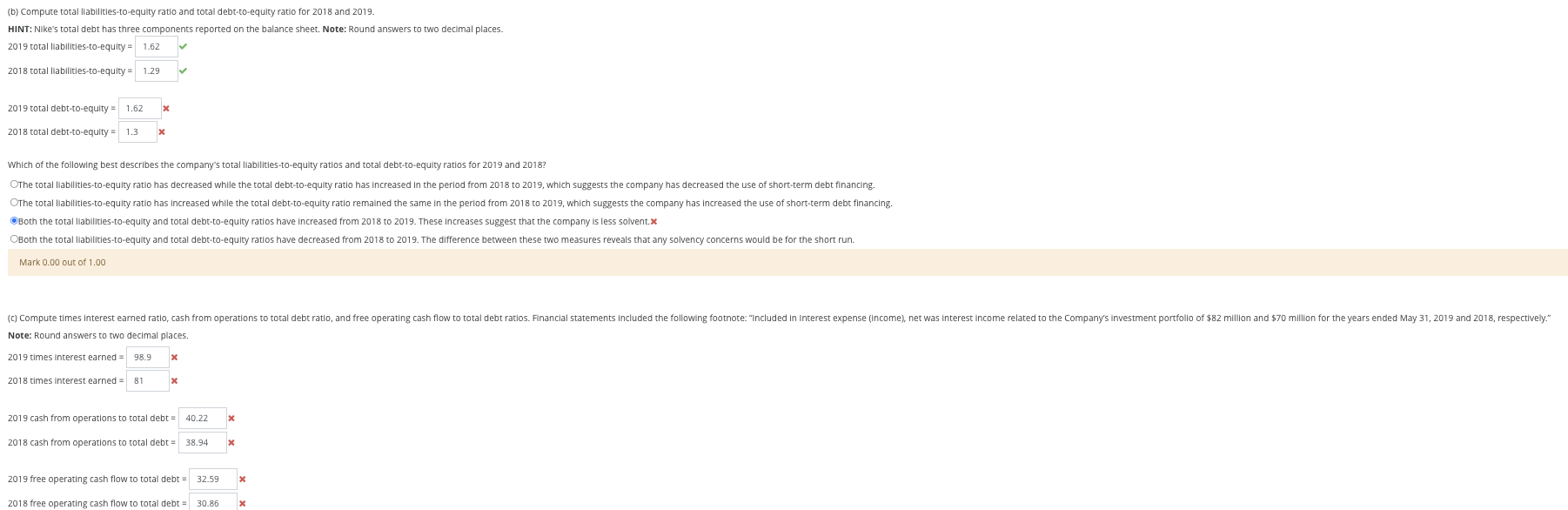 \begin{tabular}{|l|r|r|} \hline \multicolumn{3}{|c|}{ | Chegg.com