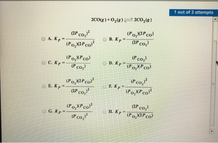 Solved Be sure to answer all parts. Identify the Kp | Chegg.com
