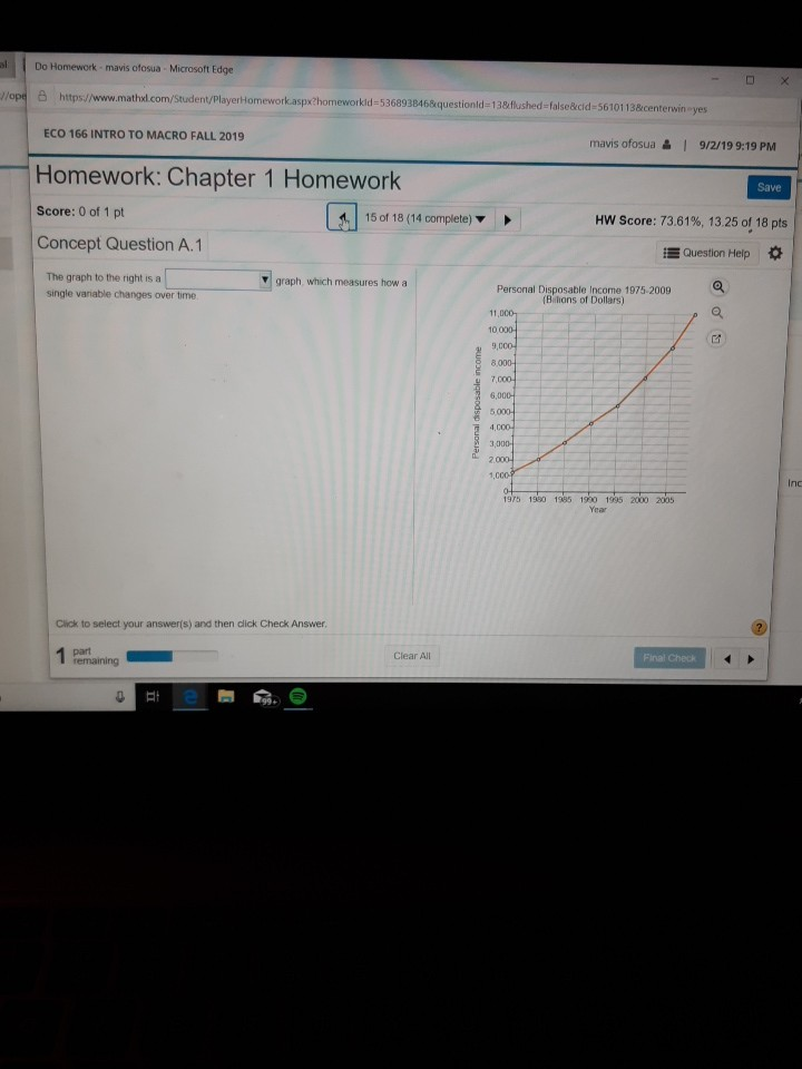 Solved Do Homework - mavis ofosua - Microsoft Edge ope | Chegg.com