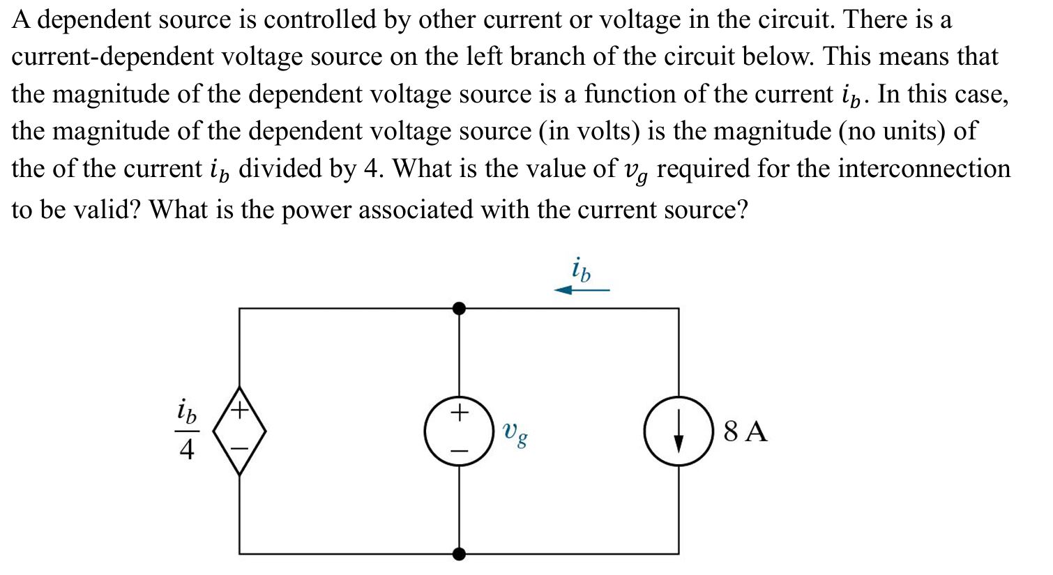 Solved A dependent source is controlled by other current or | Chegg.com