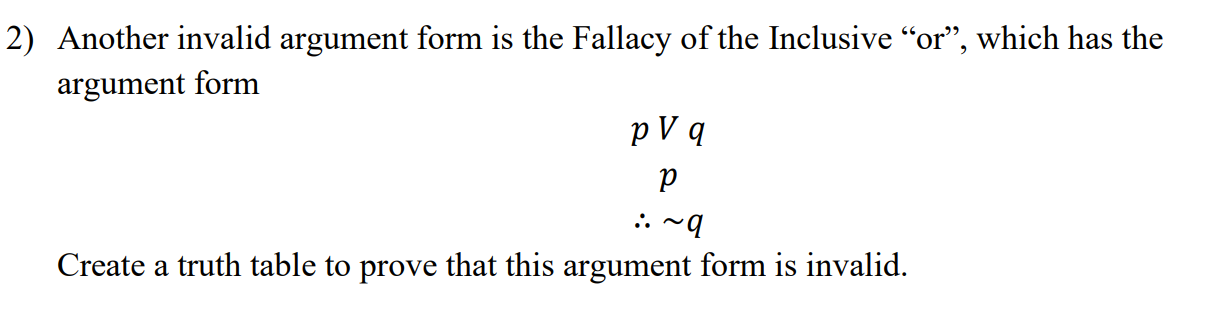 Solved 1) Create a truth table to prove that the Law of | Chegg.com