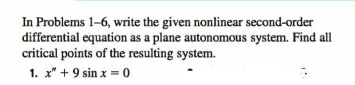 Solved In Problems 3–10, without solving explicitly, | Chegg.com