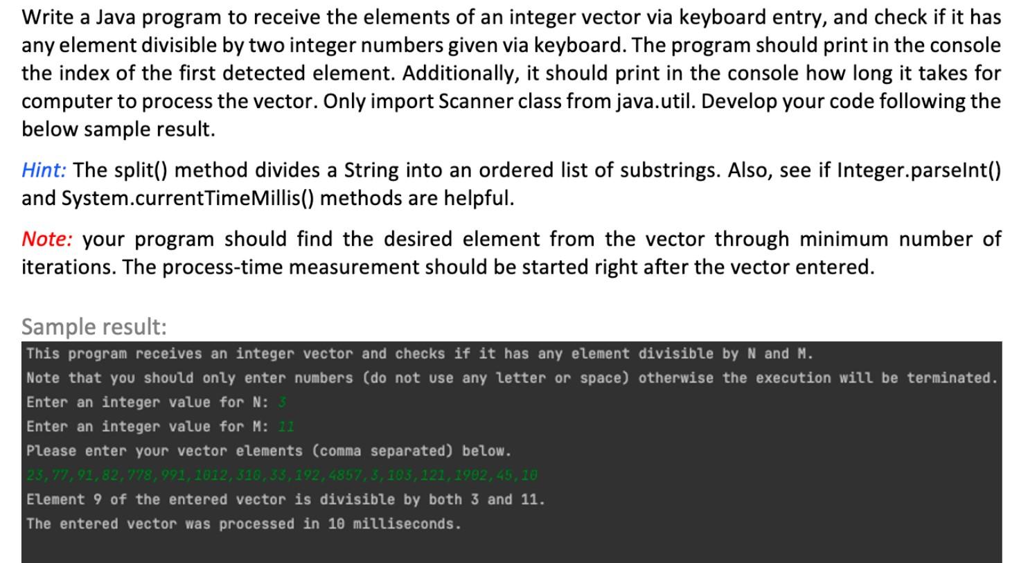 [Solved]: HELP!!!!! Write a Java program to receive the ele