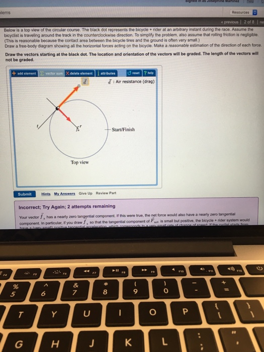 Solved Below is a top view of the circular course. The black | Chegg.com Solved Below is a top view of the circular course. The black | Chegg.com