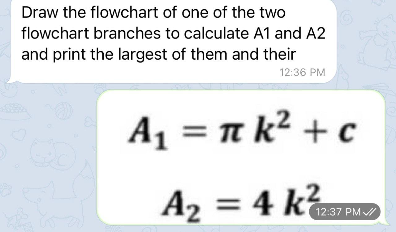 Solved Draw the flowchart of one of the two flowchart | Chegg.com