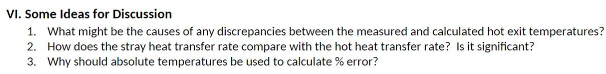 Solved V. Results: Table 1 - Parallel Flow DataTable 2 - | Chegg.com