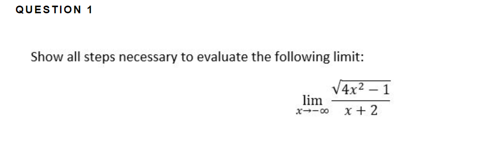 Solved Show all steps necessary to evaluate the following | Chegg.com