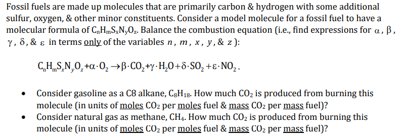 Solved Fossil fuels are made up molecules that are primarily | Chegg.com