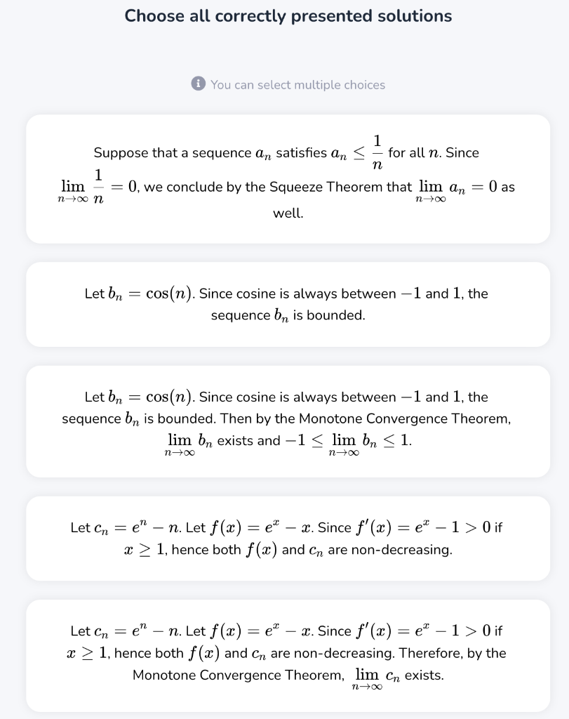 Solved Which of the following reasons or workings are | Chegg.com