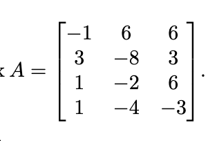 Solved Find an orthogonal basis for the column space of the | Chegg.com