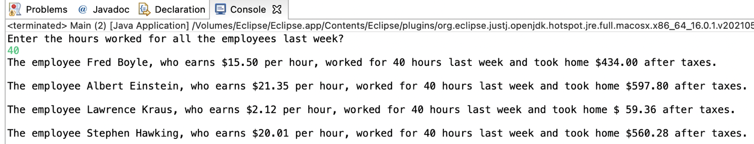 Solved In Java Please! OBJECTIVES - Use Object Oriented | Chegg.com