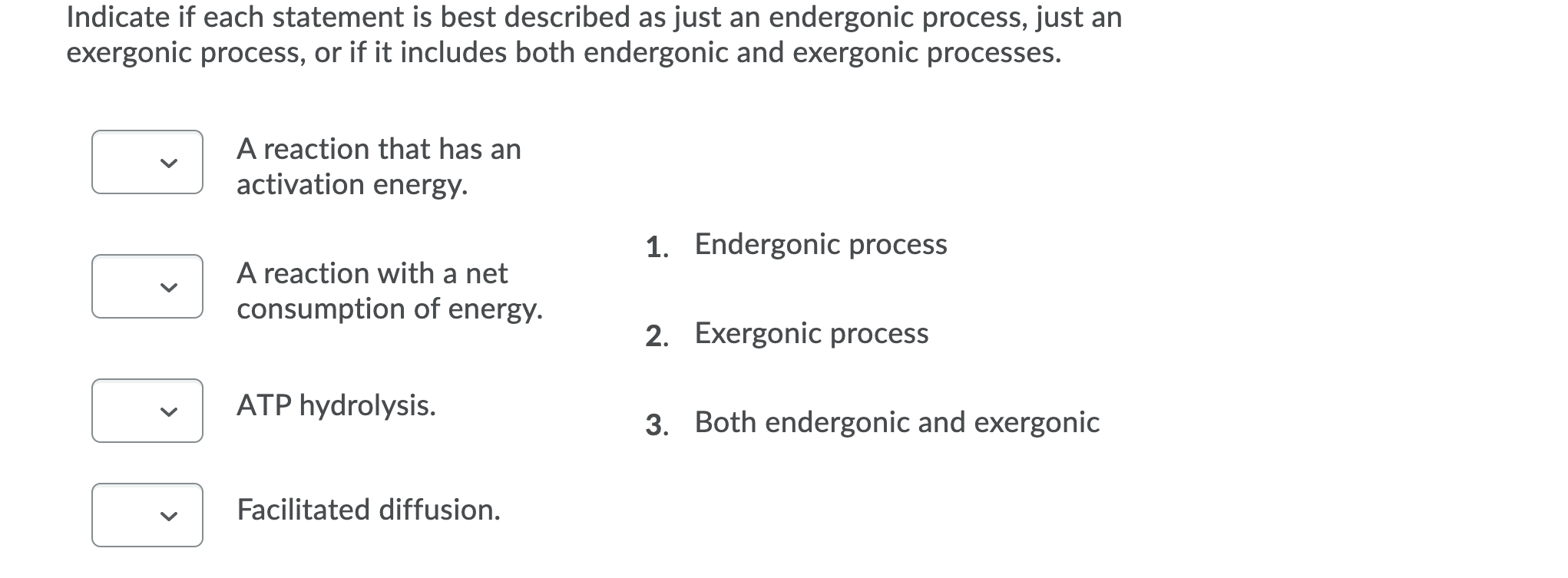 Solved Indicate if each statement is best described as just | Chegg.com