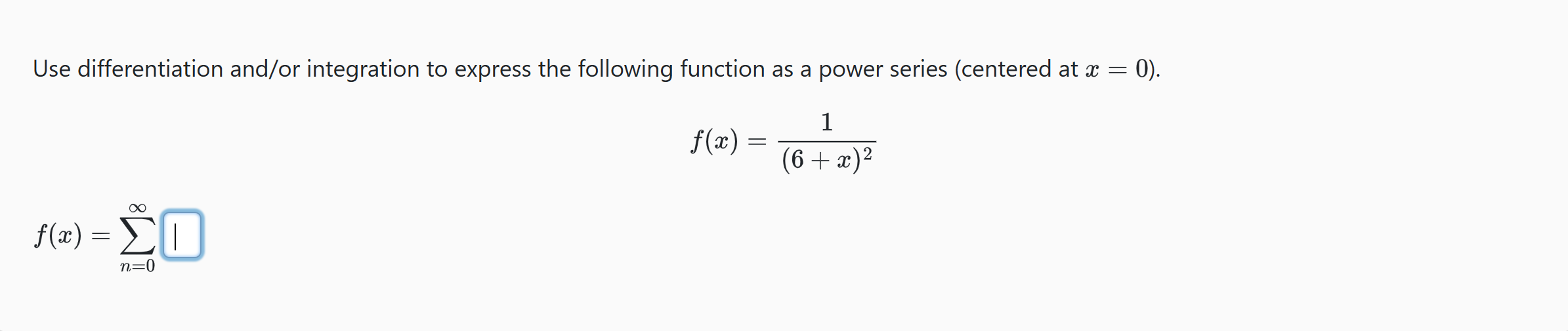 Solved Use differentiation and/or integration to express the | Chegg.com