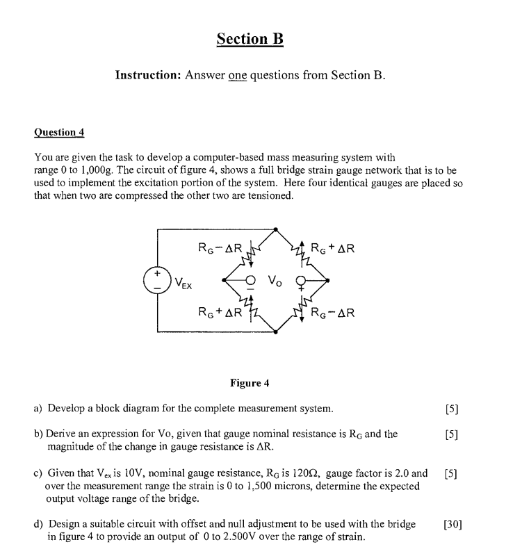 Solved Instruction: Answer one questions from Section B. | Chegg.com Solved Instruction: Answer one questions from Section B. | Chegg.com