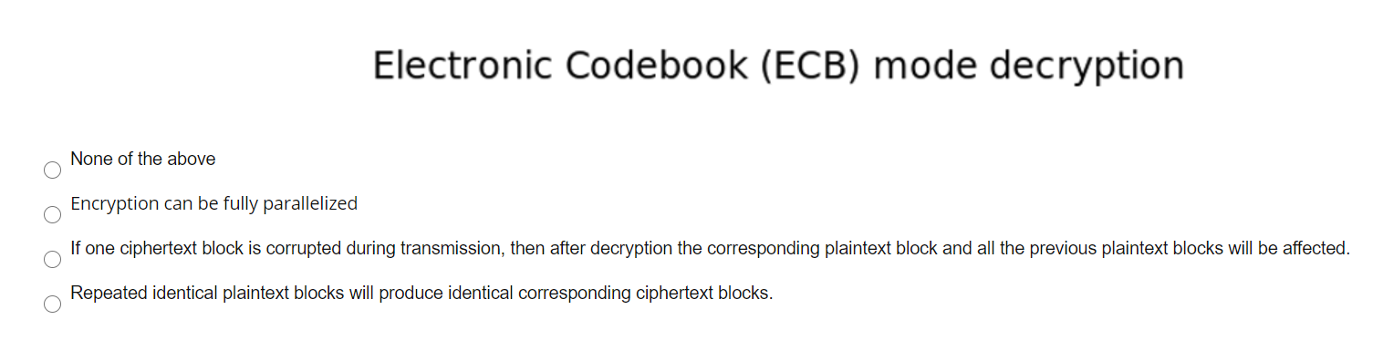 Solved Question 18 Below is a diagram of ECB. Which of the | Chegg.com