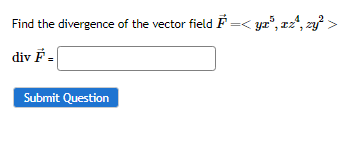 Solved Find the divergence of the vector field | Chegg.com