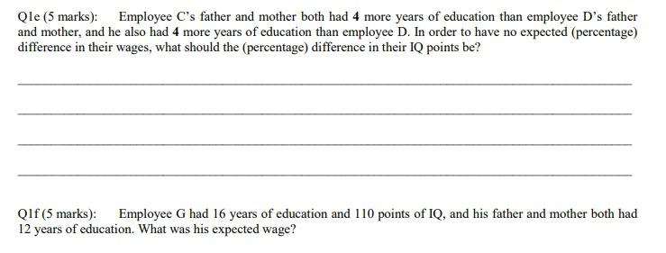 Solved As an Applied Econometrics student, you were | Chegg.com
