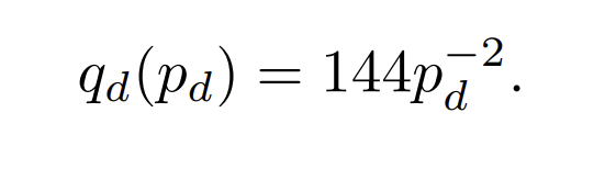 Solved A consumer has a demand function,. (a) Evaluate the | Chegg.com