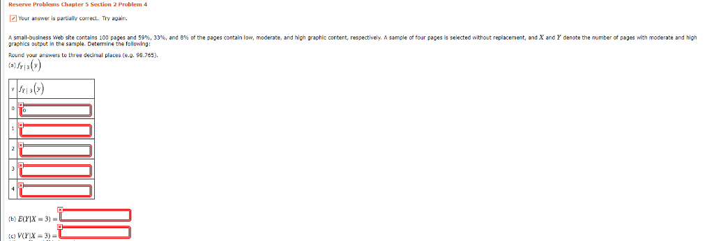 Solved Reserve Problems Chapter 5 Section 2 Problem 4 Your | Chegg.com